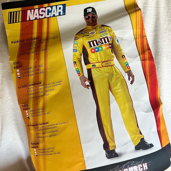 Nascar | Other | Kyle Busch Nascar Racing Suit With Black And Yellow ...